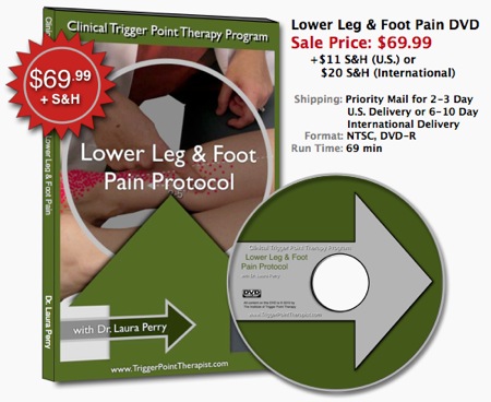 Trigger Point Therapy DVD-Video: Lower Leg Pain, Foot Pain, Ankle Pain, Calf Pain, Achilles ...
